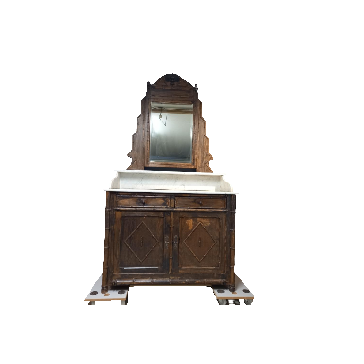 Bekijk Antieke Faux Bamboo Kast / Dressoir op Reliving