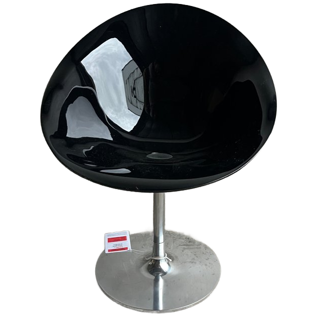 Modern Kartell Fauteuil Chroom Black bij Reliving