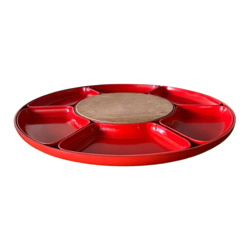 Vintage Lazy Susan Kunststof En Hout Jaren 60 70 | Overige accessoires ...