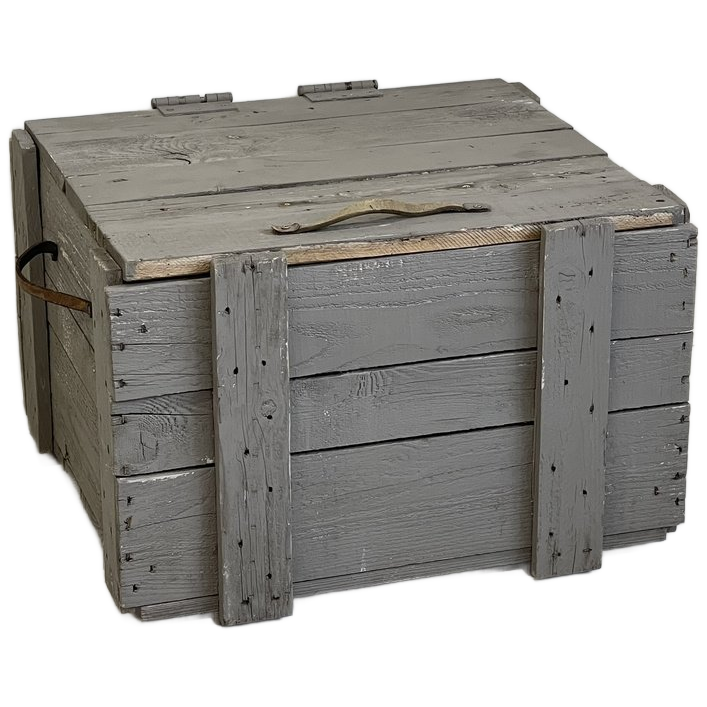 Landelijk Kist Leather Gray bij Reliving