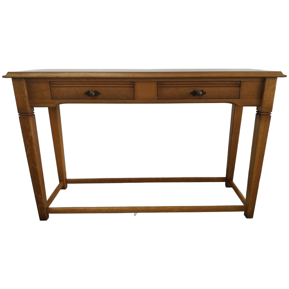 Vintage Bijzettafel Hout Houtkleurig bij Reliving