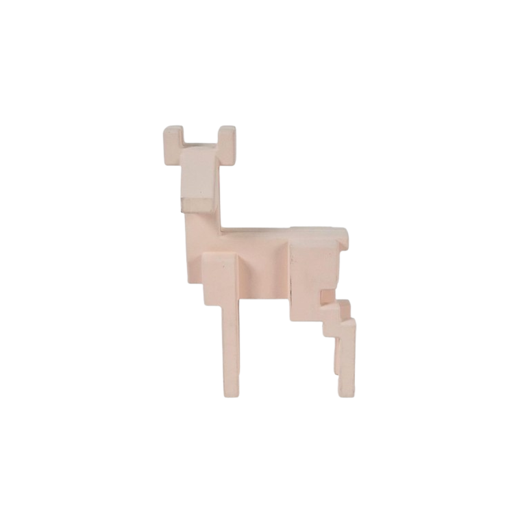 Bekijk Vintage Monika Mulder Pastel Roze Ikea Pixel Hert Design op Reliving