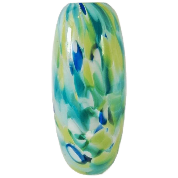 Vintage Fidrio Vaas Glass Green bij Reliving
