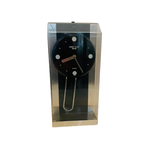 Klok Kunststof Zwart bij Reliving