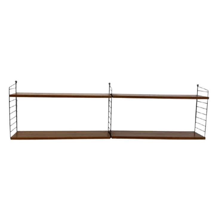 Bekijk Mid-Century Nisse Strinning String Design Teak Wall Unit , 1960S ...