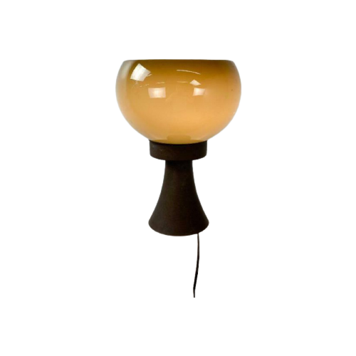 Bekijk Mid-Century Mushroom Muur Lamp Dijkstra Dutch Design op Reliving 🤩