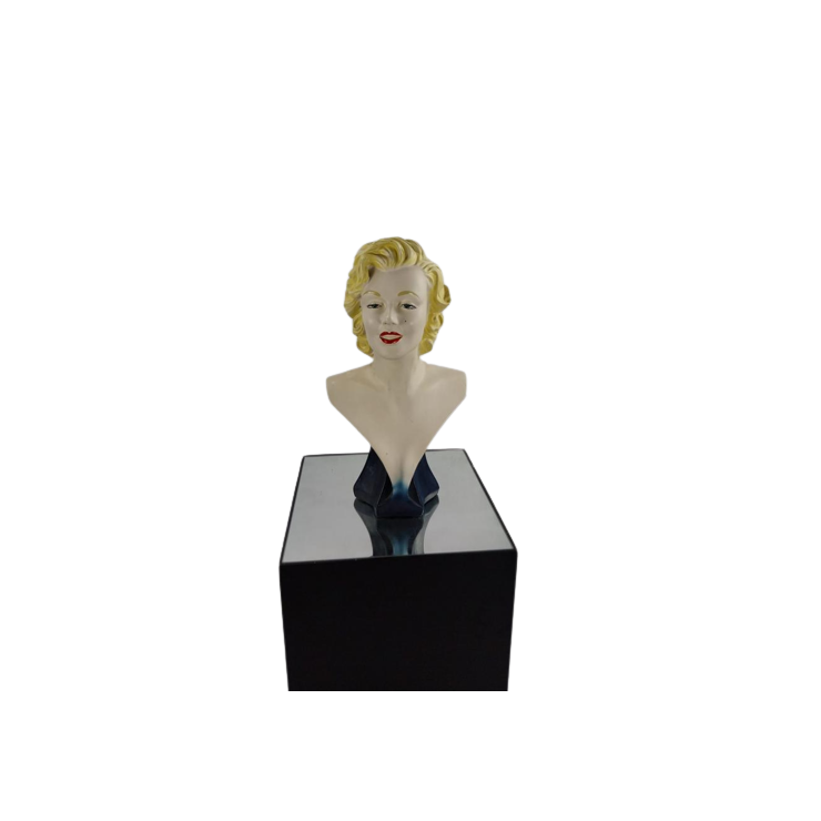 Gipsen Buste Marilyn Monroe - Vintage- 50 X 27 Cm | Beeldje | Vintage ...