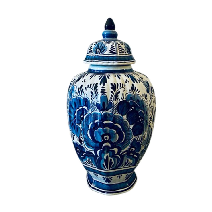 Delfts Blauwe Vintage Vaas | Vaas | Vintage ,| Klassiek ,| Eclectisch ...