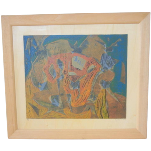 Modern Grafisch Zeefdruk Piet Koenen Gemengde Techniek Art | Schilderij ...