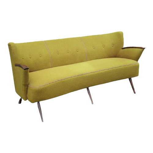 Mooie Groene Vintage Bank Uit De Jaren 60 | Bank | Vintage ,| Mid ...