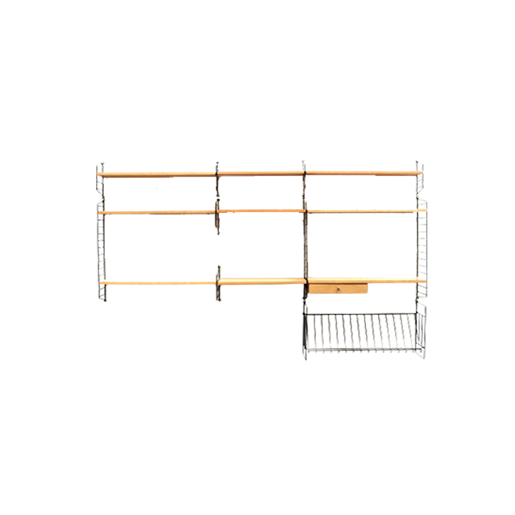 Bekijk Vintage Wandsysteem Van Nisse Strinning Voor String Design Ab ...