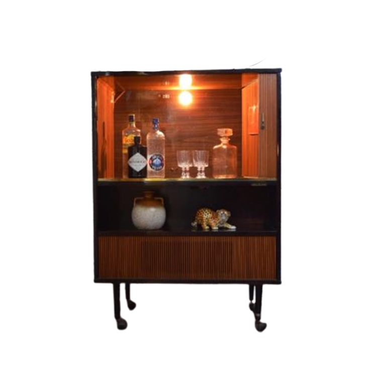 Bekijk Vintage Jaren 60 Highboard Drankkast/Buffetkast/Opbergkast op ...