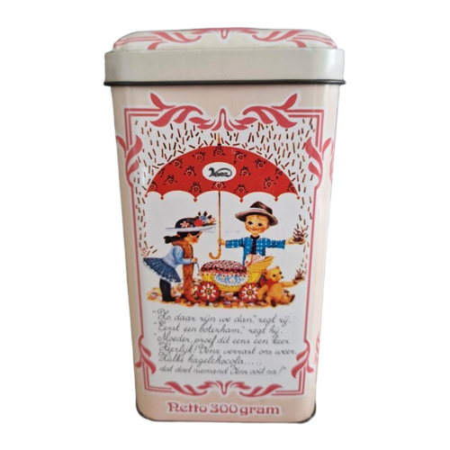 Bekijk Venz Pure Chocolade Hagelslag Vintage Blik op Reliving