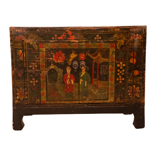 Bekijk Chinese Kast Met Schildering op Reliving