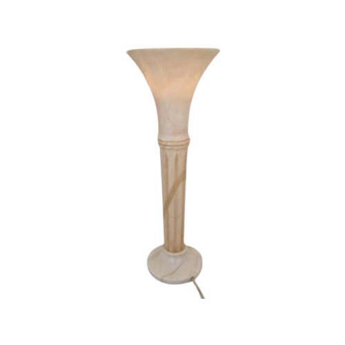 Bekijk Italiaanse Albast Tafel Lamp Klassiek op Reliving