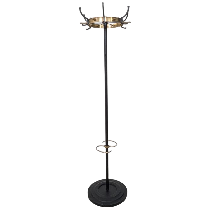 Hollywood Regency Kapstok Metal Black bij Reliving