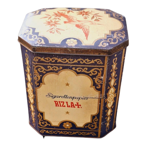 Bekijk Rizla+ Vintage Blik Voor Sigarettenpapier op Reliving