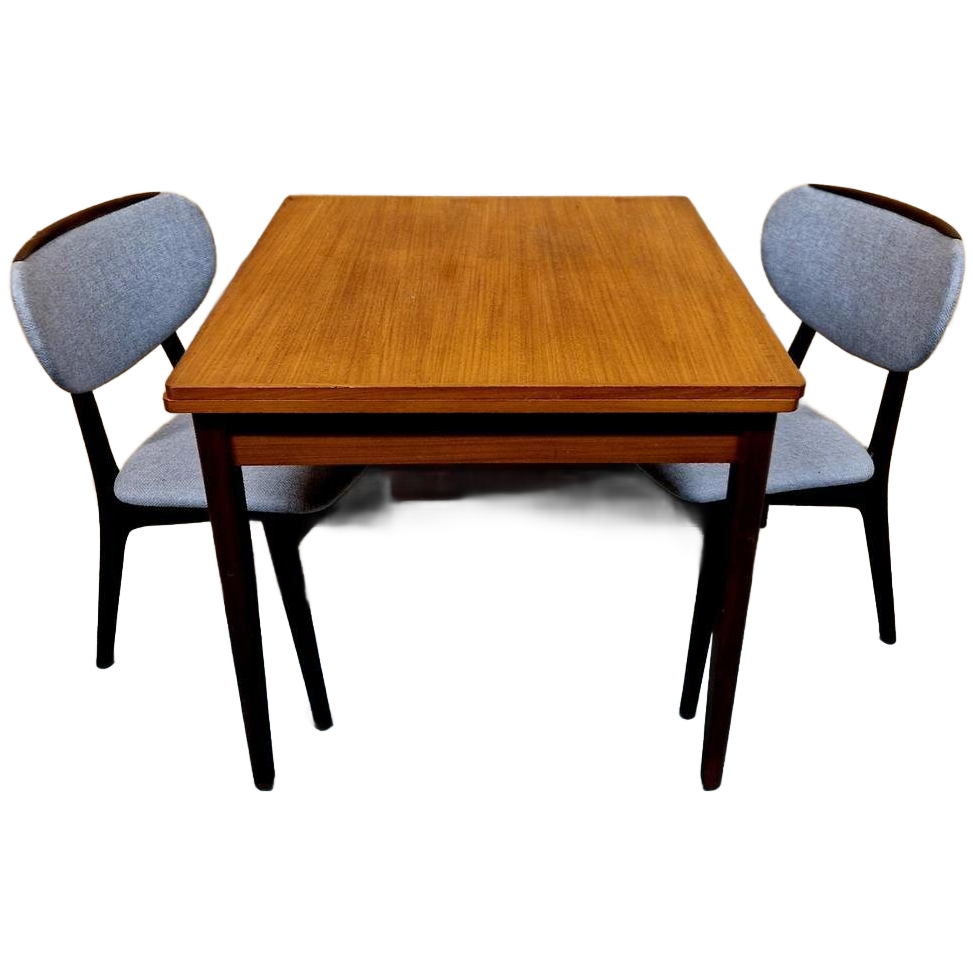 Vintage Eettafel Teak Brown bij Reliving