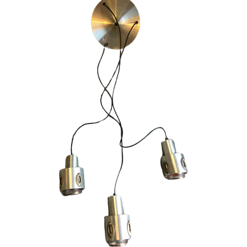 Bekijk Lakro Amstelveen Pendant Hanglamp Met 3 Kapjes op Reliving