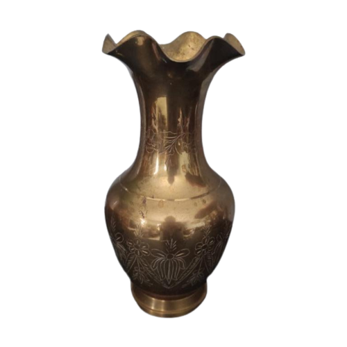 Vintage Vaas Koper Koperkleurig bij Reliving