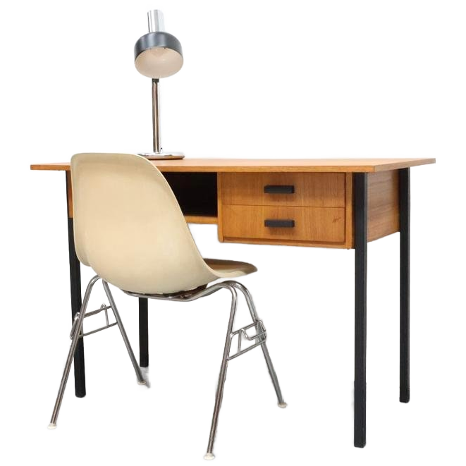 Vintage Bureau Metal Black bij Reliving
