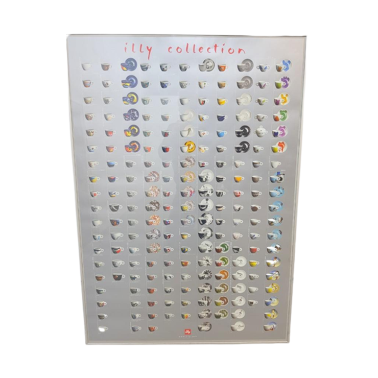 Bekijk Illy Espresso Coffee Collectors Poster 1992 2002 Ingelijste op ...