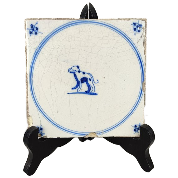 Klassiek Muurdecoratie Porselein Blue bij Reliving