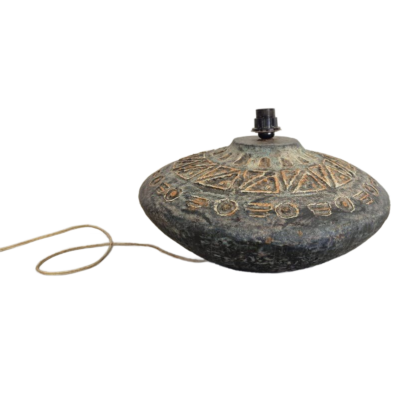 Vintage Tafellamp Ceramics Green bij Reliving