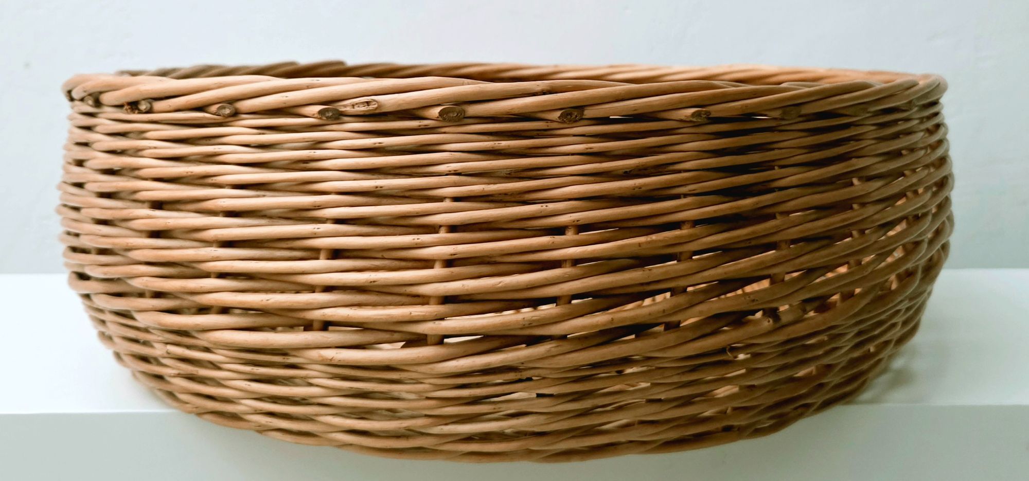 Mand Rattan Houtkleurig bij Reliving