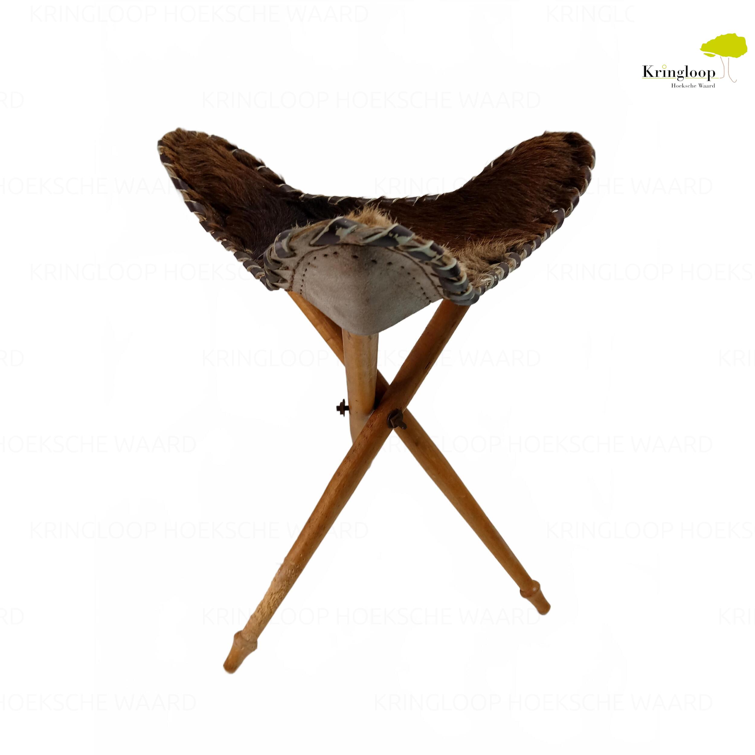 Kruk Leather Black bij Reliving