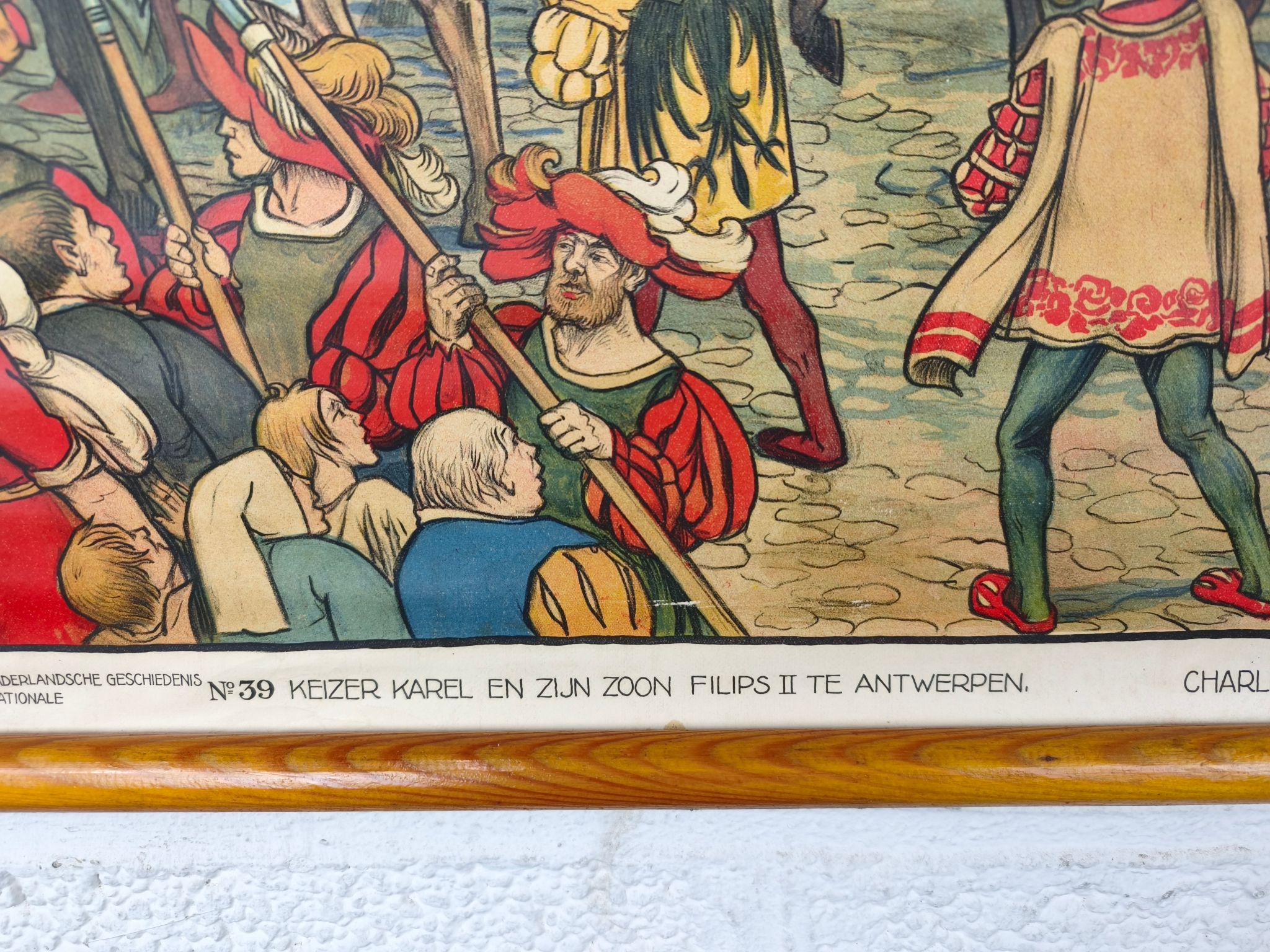 Schoolplaat Textile Multicolored bij Reliving