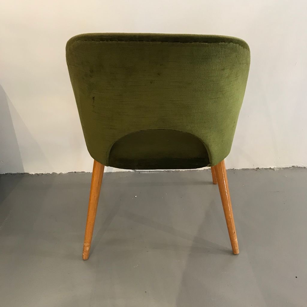 Bekijk Stoel Groen Velours op Reliving