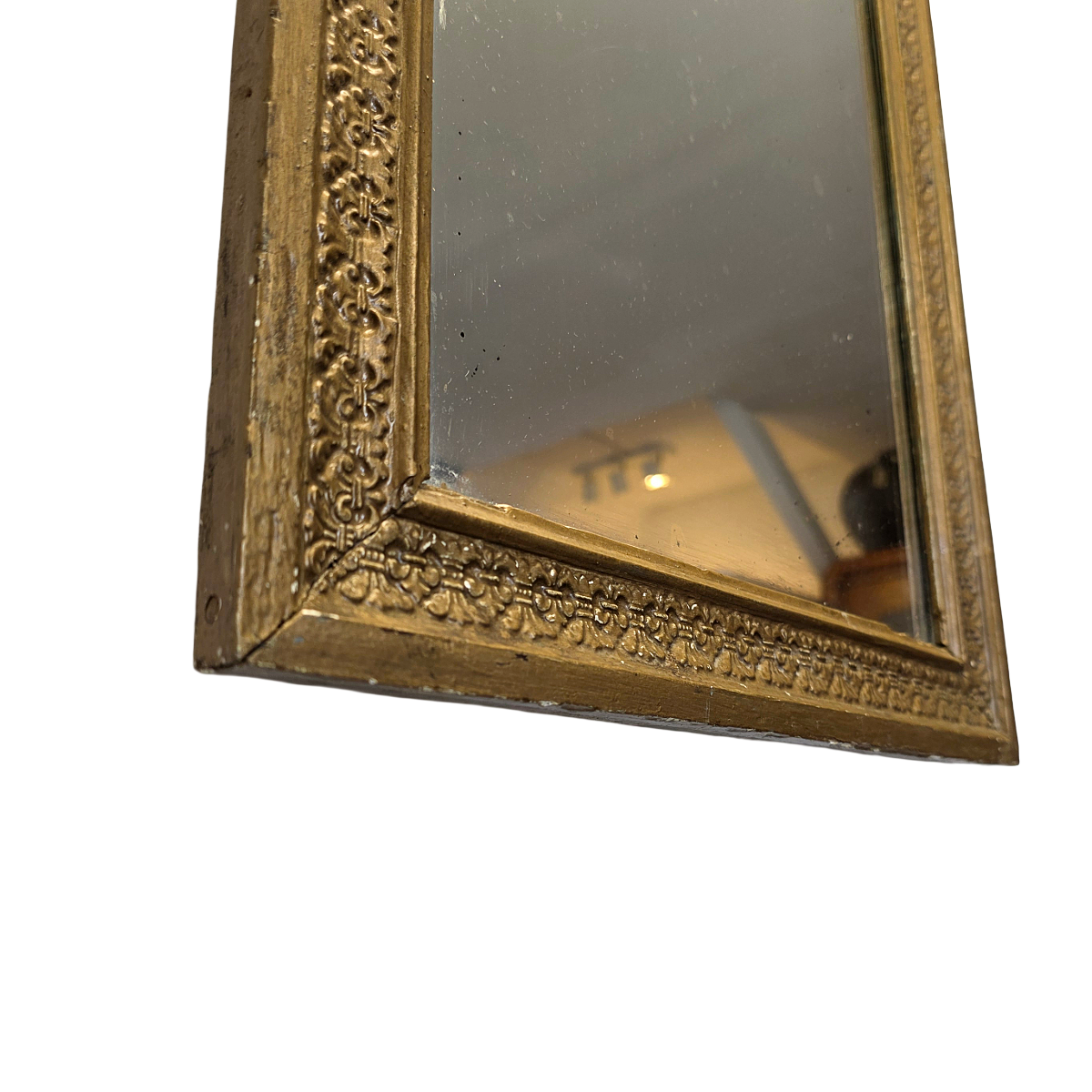 Spiegel Hout Gold-coloured bij Reliving