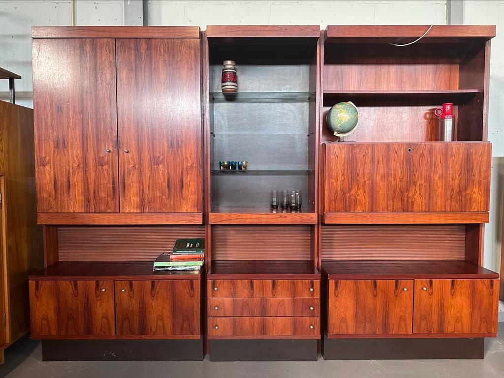 Bekijk Palissander Vintage Wandkast Kast (W) op Reliving