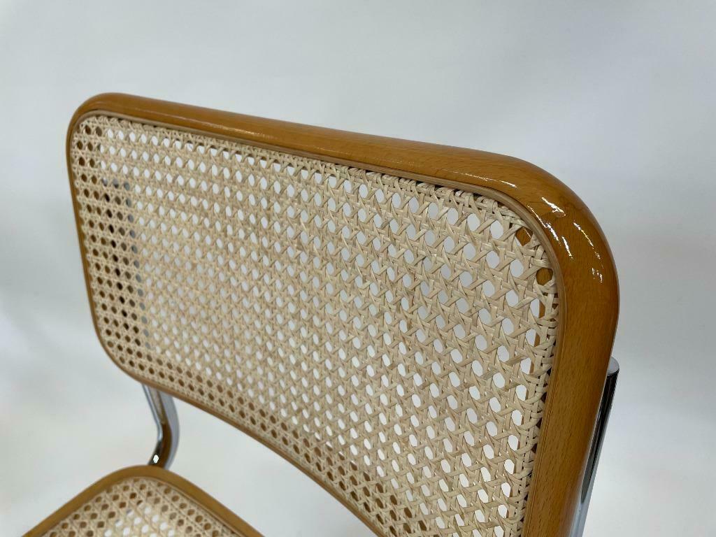 Bekijk Vintage Cesca Model Marcel Breuer Stoelen Set Van Vijf op Reliving