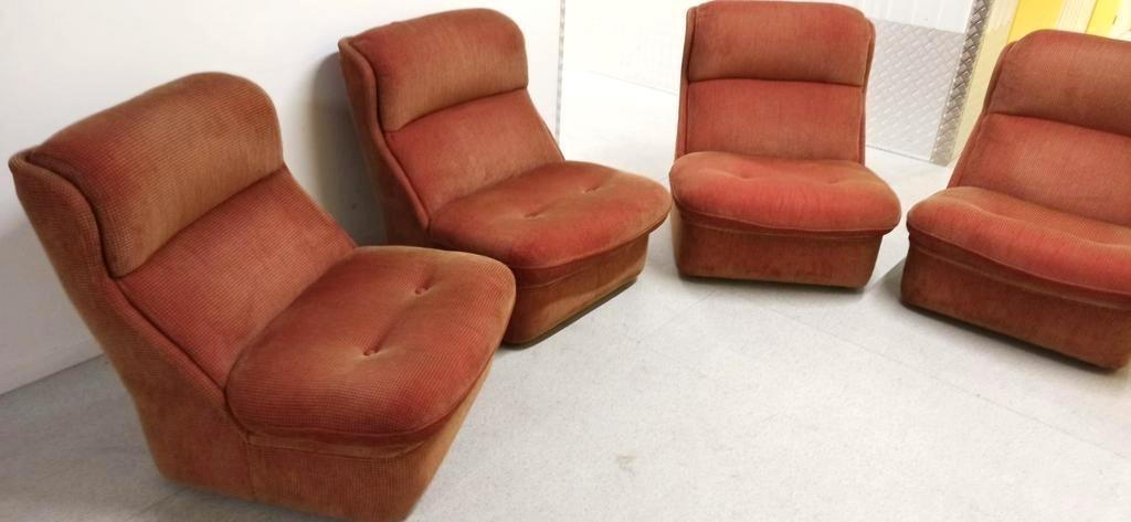Bekijk Vintage Space Age Design Modulair Sofa Set Fauteuils op Reliving