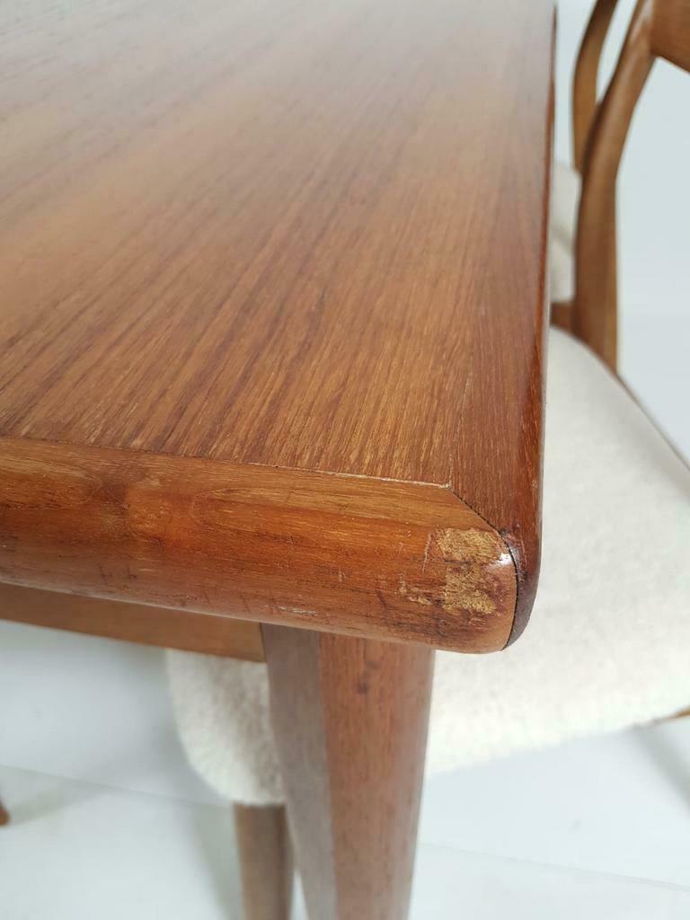 Bekijk Vintage Deense Eettafel | Tafel Deens Design Uitschuifbaar op ...