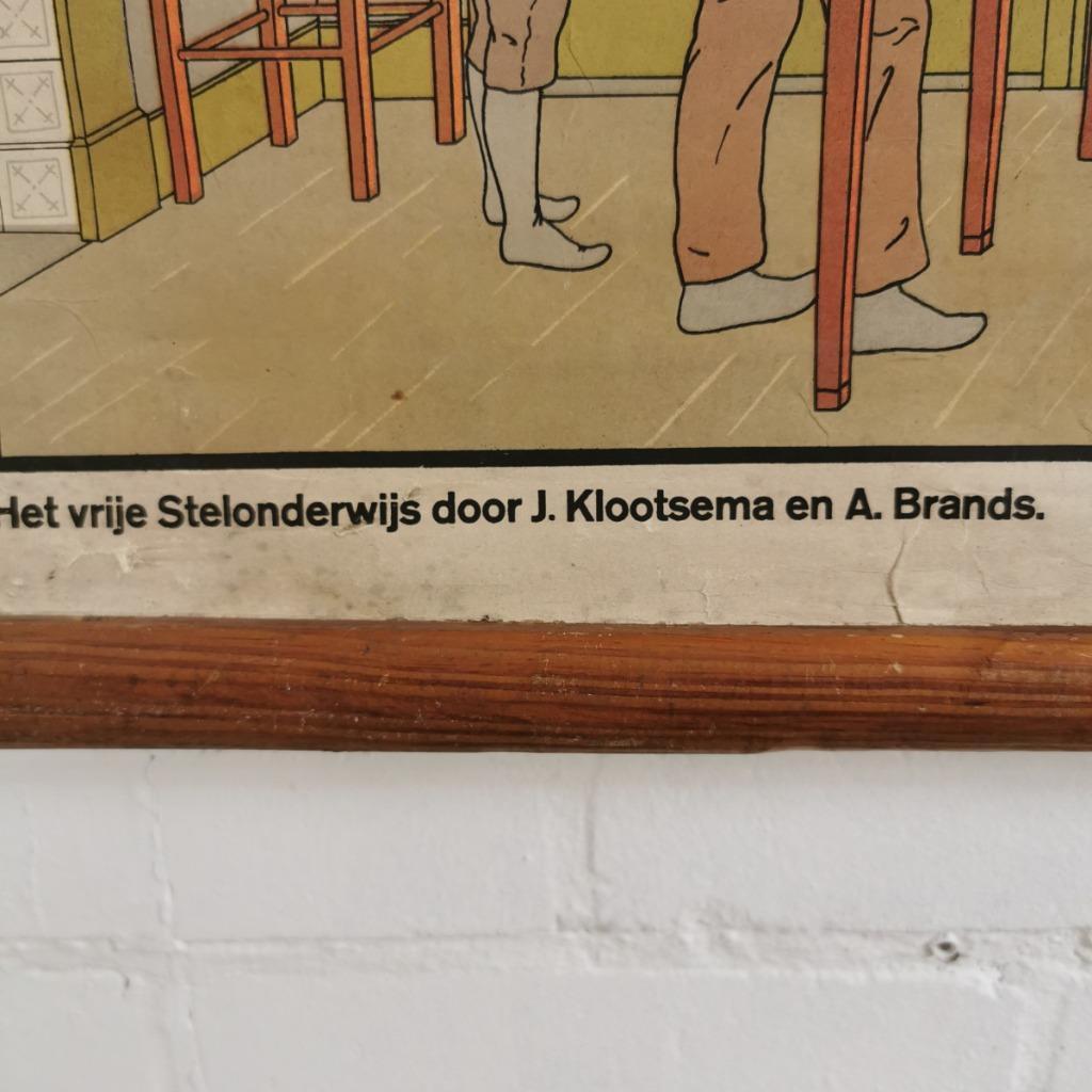 Bekijk Antieke Vintage Schoolplaat, Schoolposter 1Ste Serie Pl 9 op ...