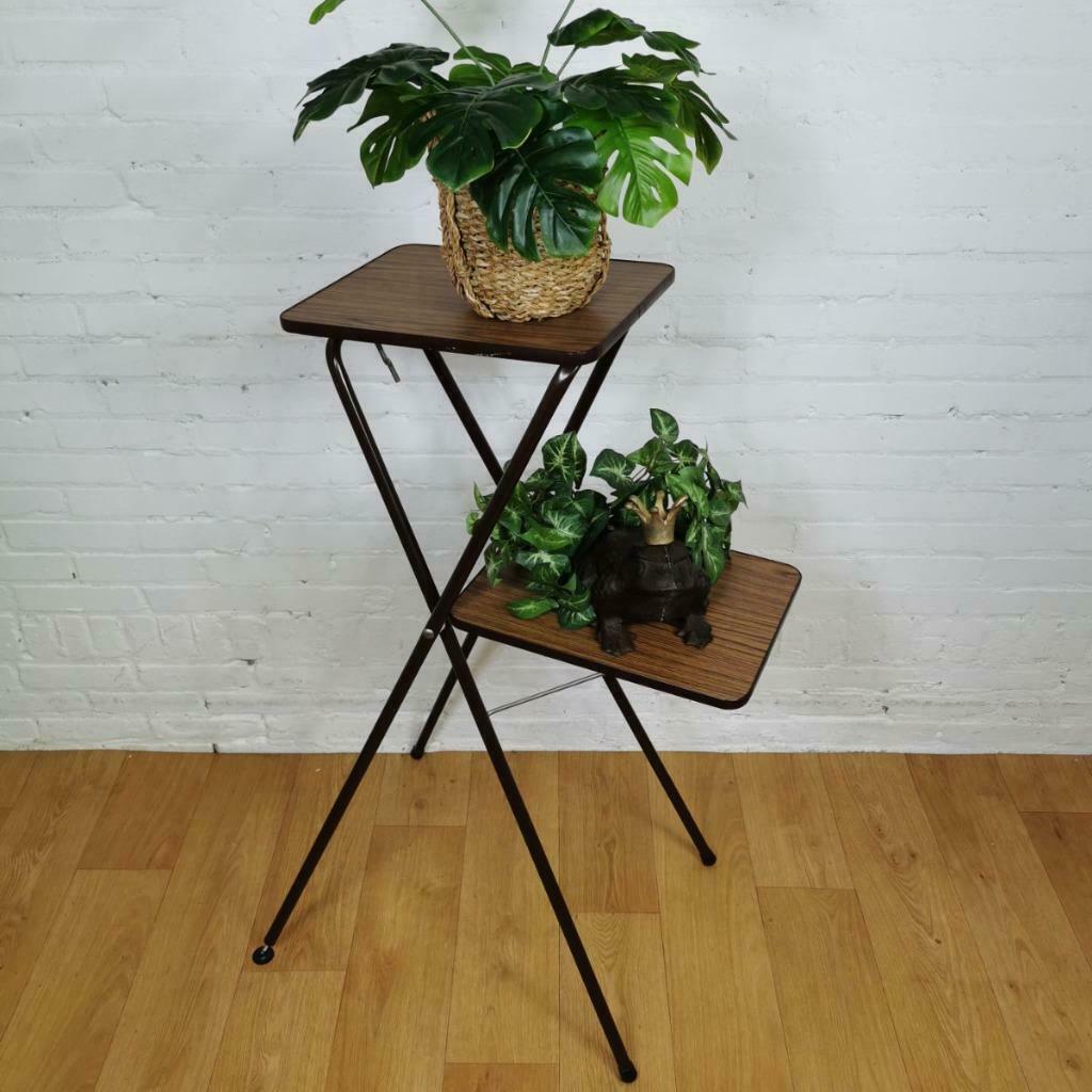 Bekijk Vintage Diaprojector Tafel, Plantentafel, Bijzettafeltje op Reliving