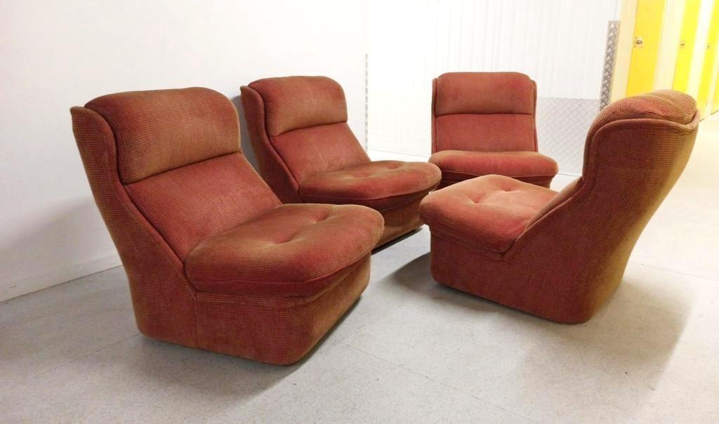 Bekijk Vintage Space Age Design Modulair Sofa Set Fauteuils op Reliving