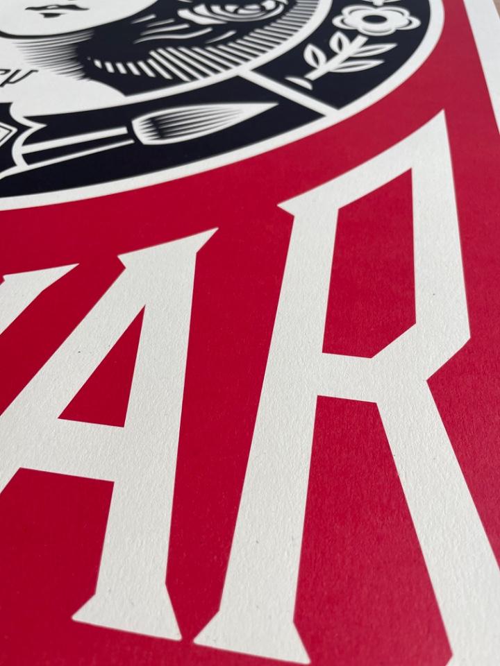 Bekijk Shepard Fairey Obey, Make Art Not War, Signed And Dated By ...