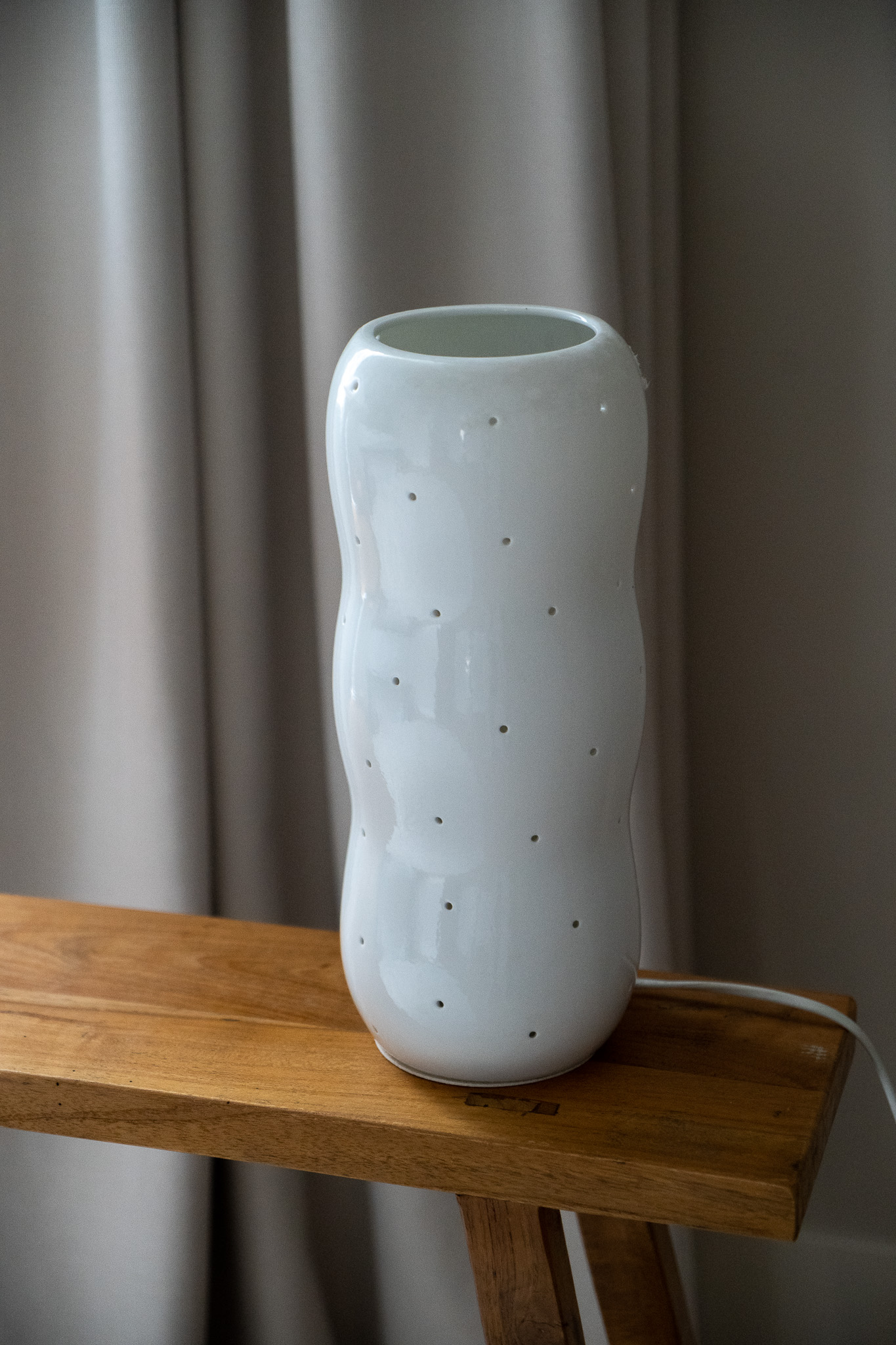 Bekijk Vintage Ikea Damsa Porseleinen Lamp op Reliving 🤩