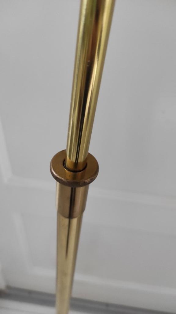 Bekijk Vintage Messing Vloerlamp Staande Lamp op Reliving 🤩