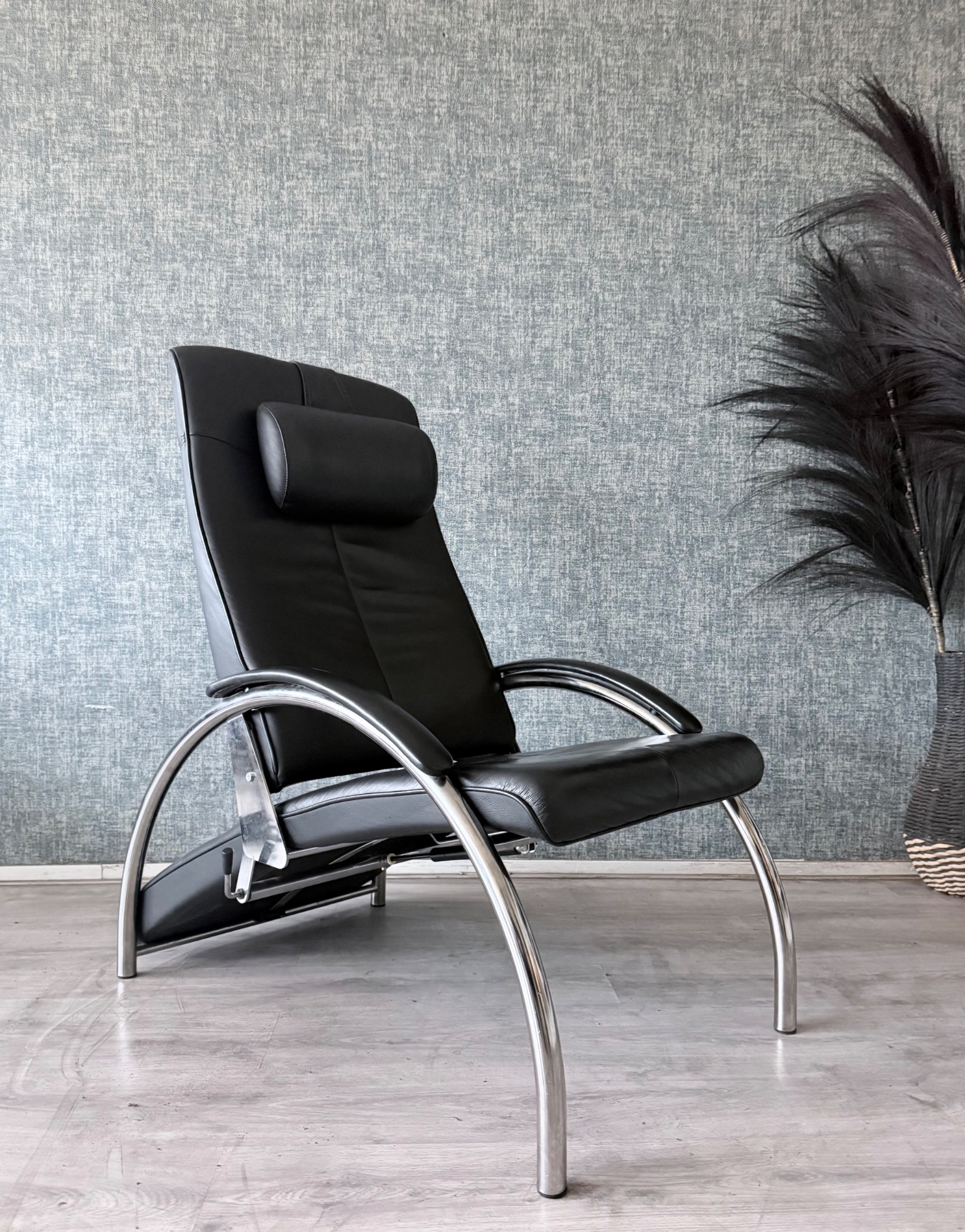 Fauteuil Leather Black bij Reliving