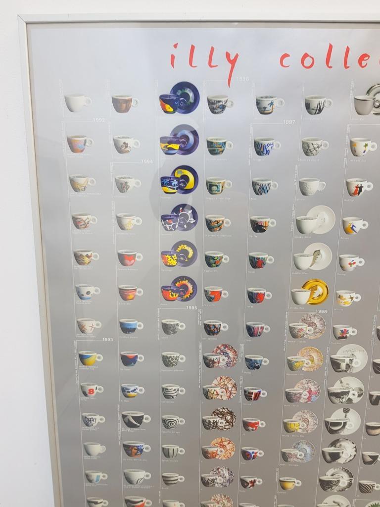 Bekijk Illy Espresso Coffee Collectors Poster 1992 2002 Ingelijste op ...