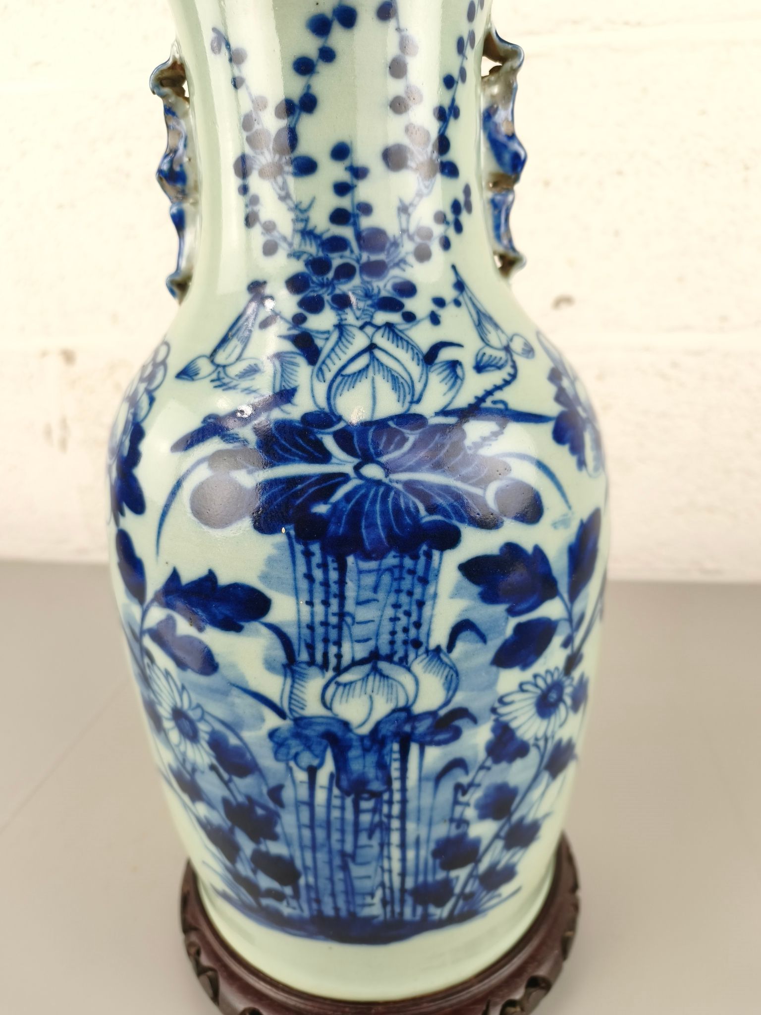 Vaas Porselein Blue bij Reliving
