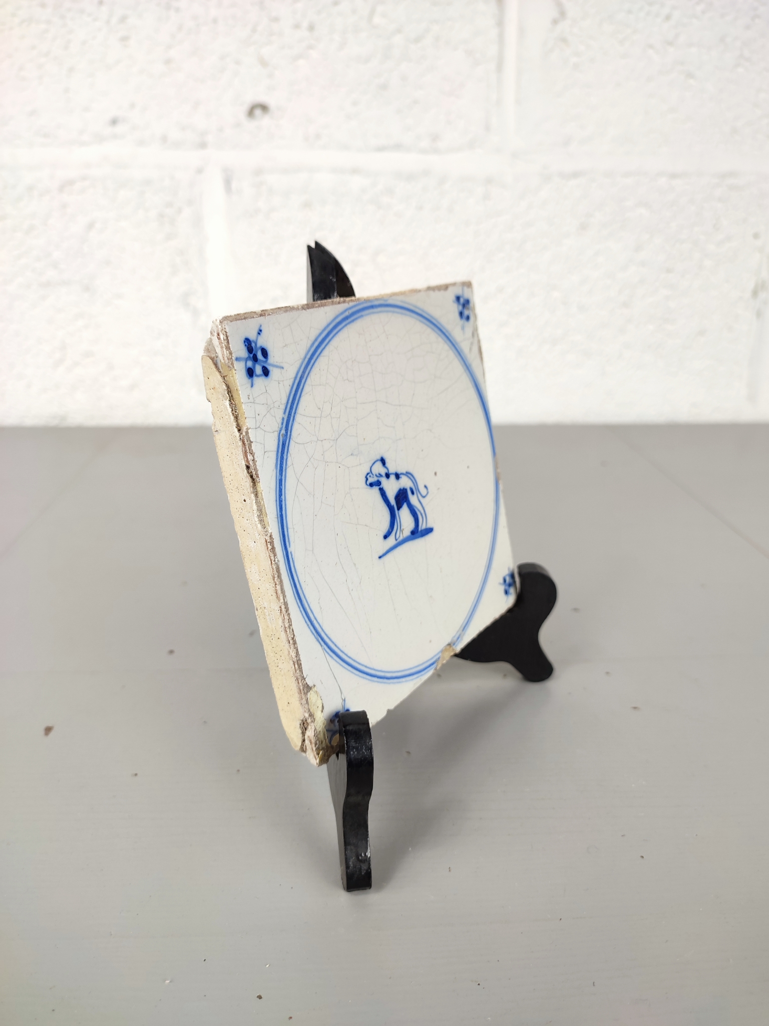 Klassiek Muurdecoratie Porselein Blue bij Reliving