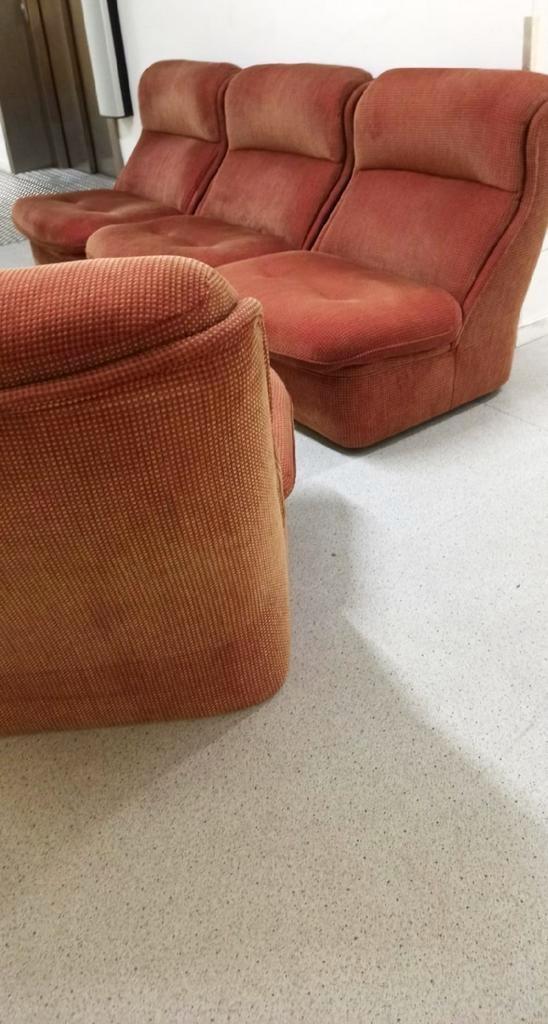 Bekijk Vintage Space Age Design Modulair Sofa Set Fauteuils op Reliving