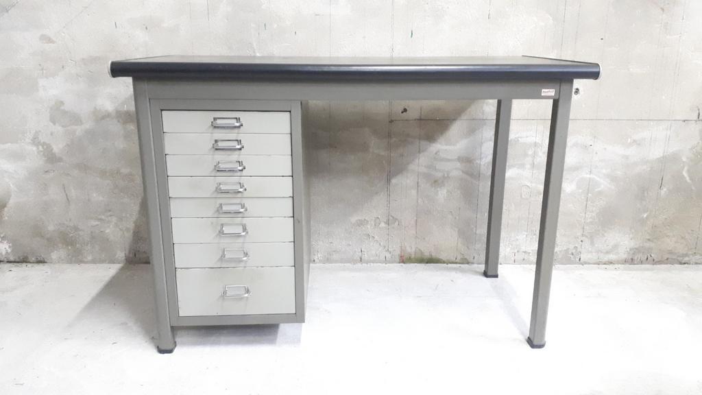 Bekijk Gispen Stijl Industrieel Vintage Bureau Backfield Desk Metalen ...