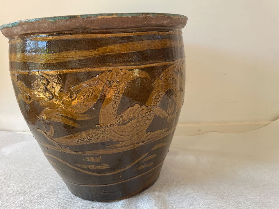 Bekijk Antieke Chinese Cachepot. 1000 Jaar Eieren Pot. Chinese Pot ...